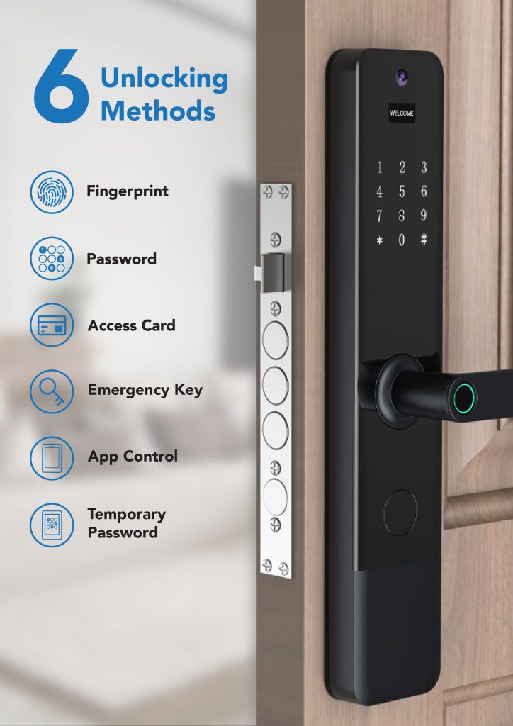 Avant Guard Combo Smart Lock AG D31 (Black) - Avant Guard Smart Solutions